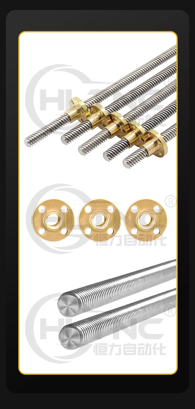 HLTNC High Quality T8 T10 T12 T14 T16 T20 Stainless Steel CNC ...