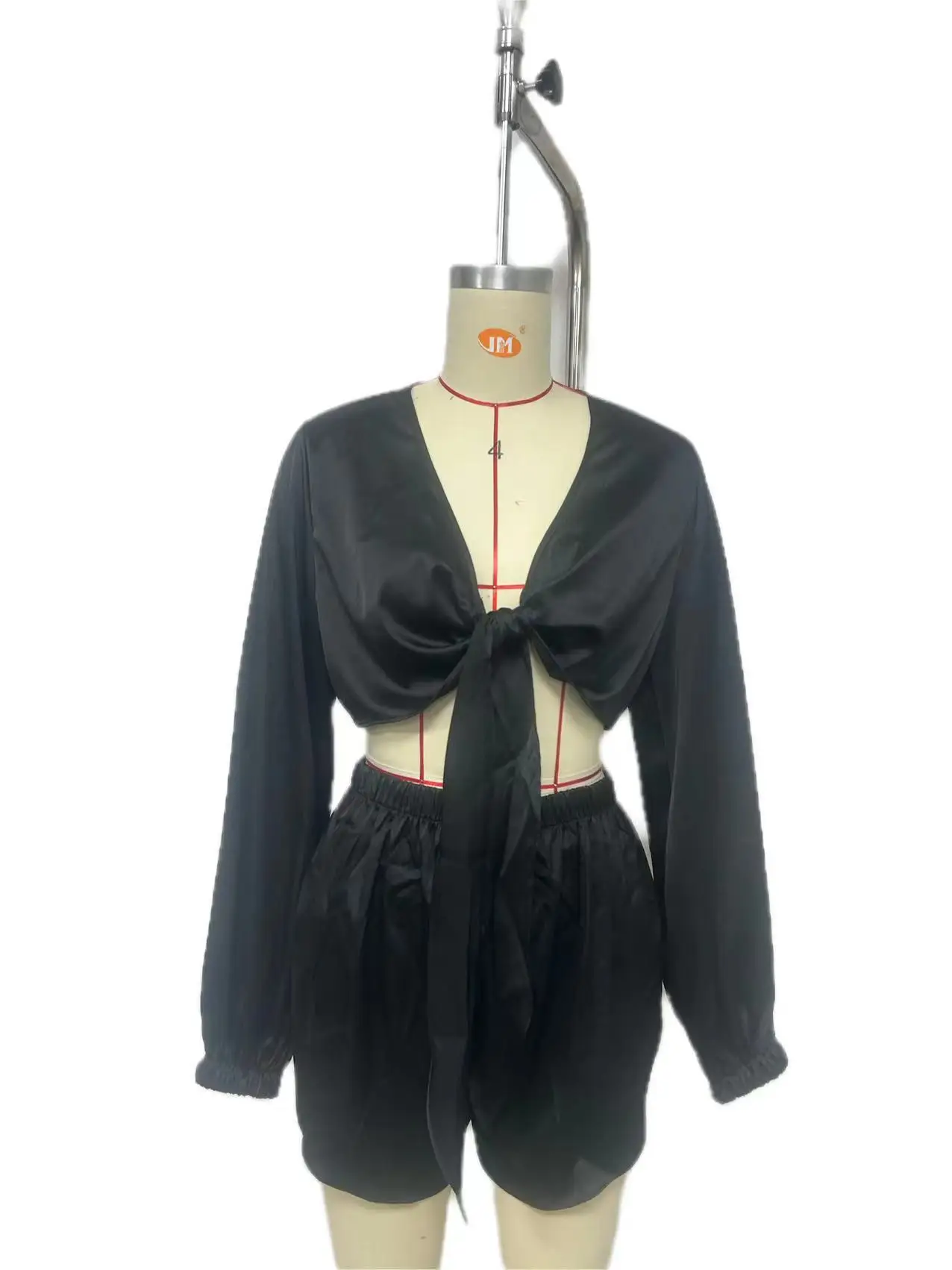 Boskims 2024 Crop Tops Satin Culottes Elegant Suit Vintage Style Women ...