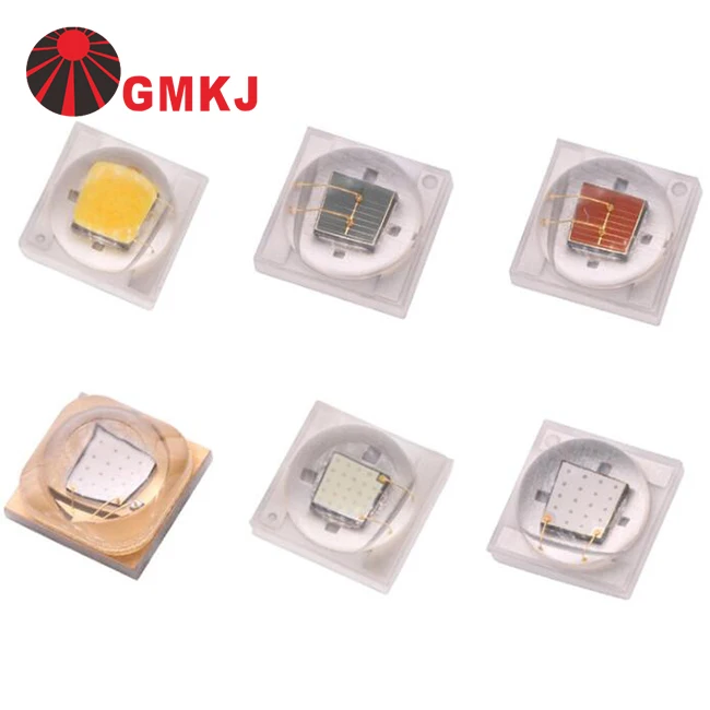 GMKJLED Epistar 3535 SMD LED 590nm-595nm 옐로우 라이트 2W 칩 데이터 시트 LED 다이오드 ...