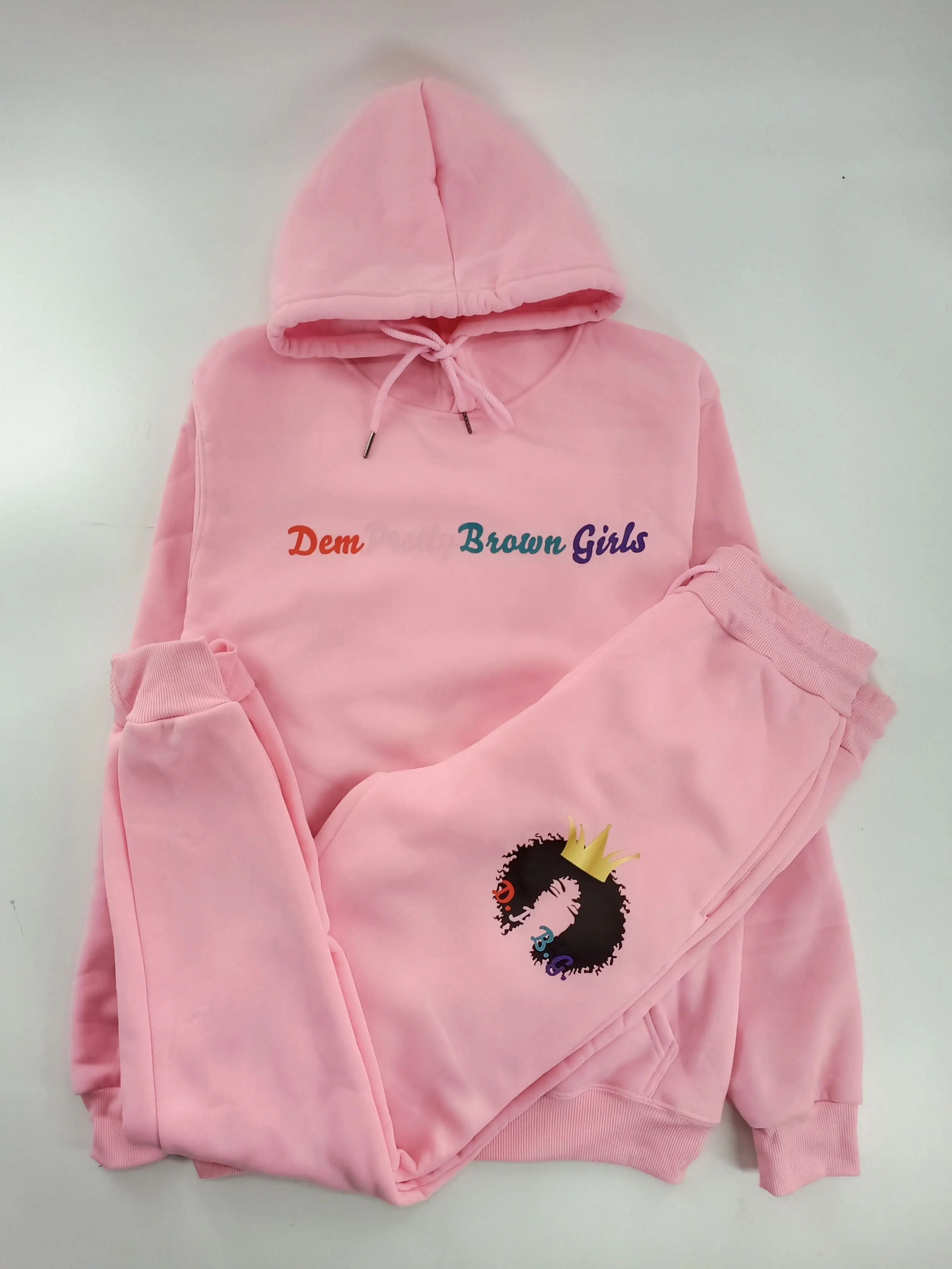 LS Supplier 2023 New Heavy Heavy Cotton Cordless and Fleece Hoodie Set ...