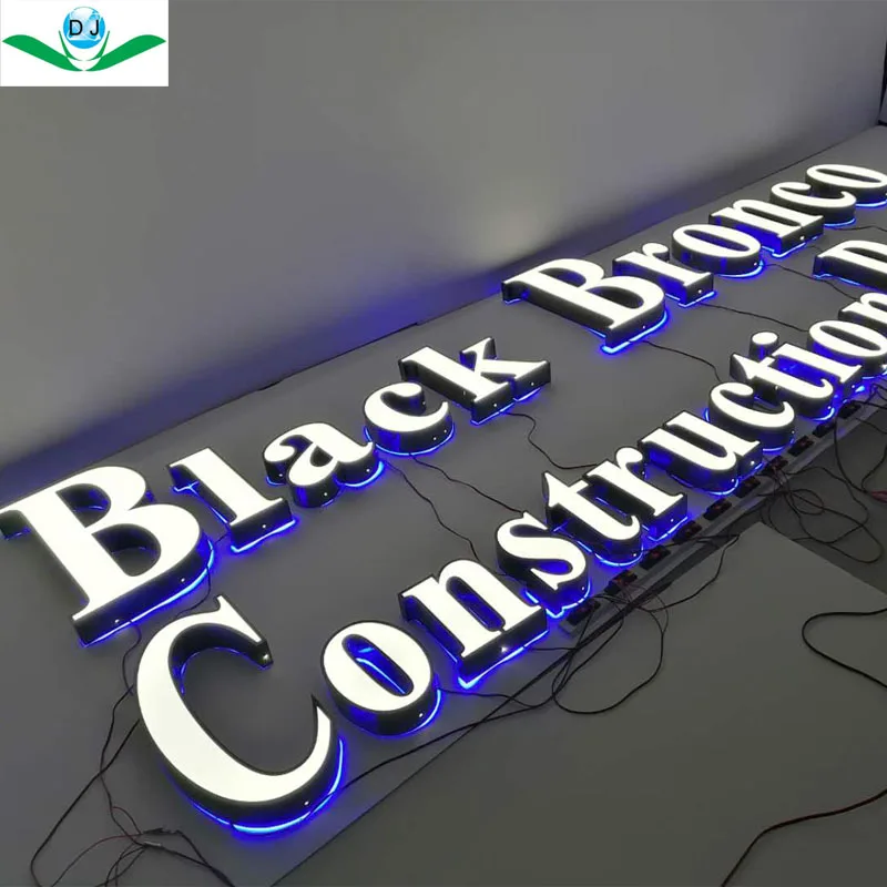 Outdoor Acrylic Signage Frontlit and Backlit Led Sign Board Mini ...