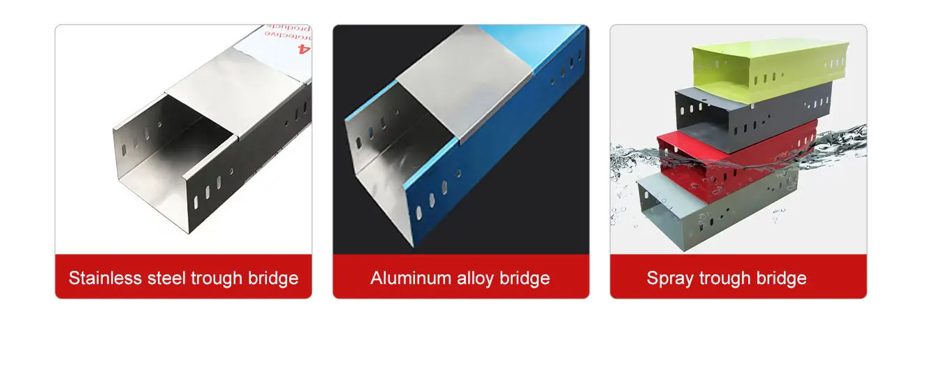 Galvanized Steel Cable Tray And Perforated Cable Tray Trough Type ...