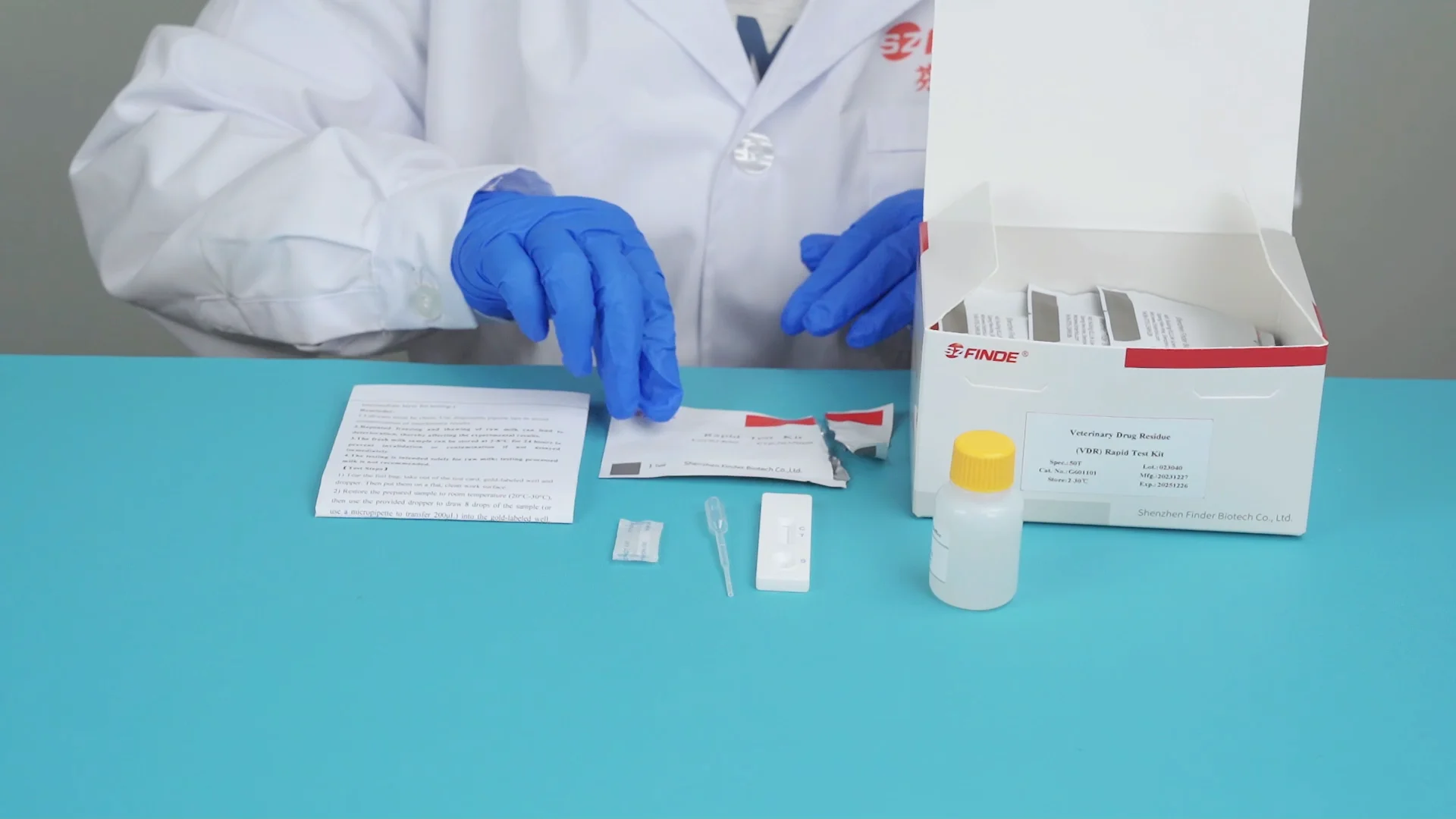 Dexamethasone (dex) Rapid Test Kit For Detecting Meat Contamination ...