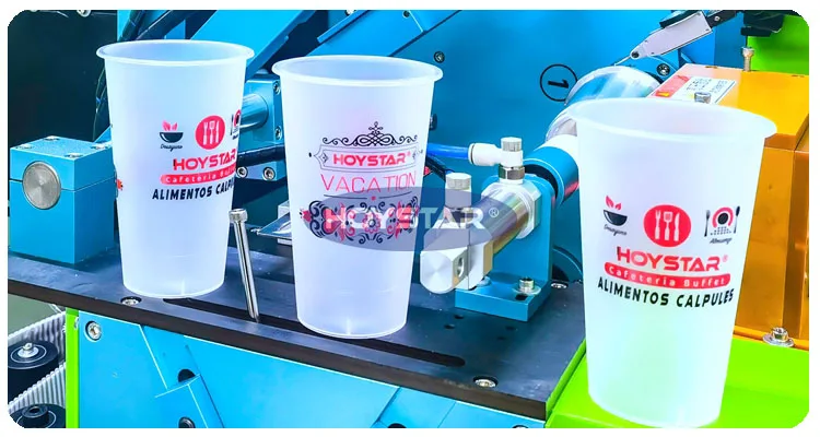 Full Automatic Multicolor Cups Screen Printing Machine for Disposable ...