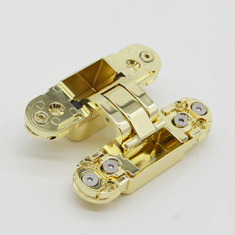 180 Degree Concealed Hinge Zinc Alloy Invisible Cross Hinge Heavy Duty ...