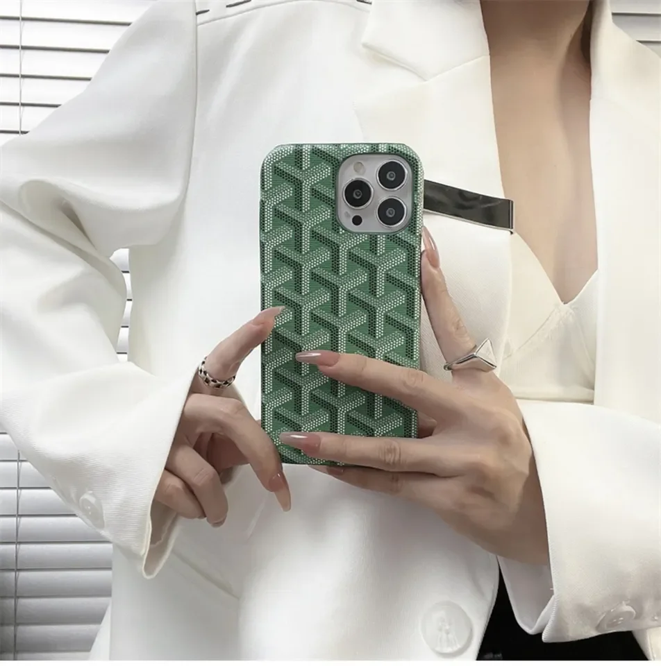 Hot Sale Colorful Letter Y Printed Goyard Mobile Phone Case For Iphone ...