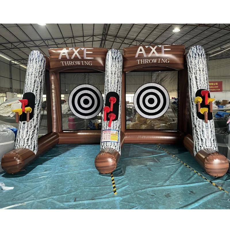 Outdoor Interactive Axe Throwing Game Inflatable Kids Party Game ...