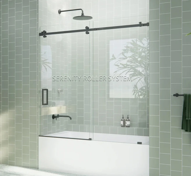 CRL Ser78 Deluxe Shower Glass Sliding Door Hardware System