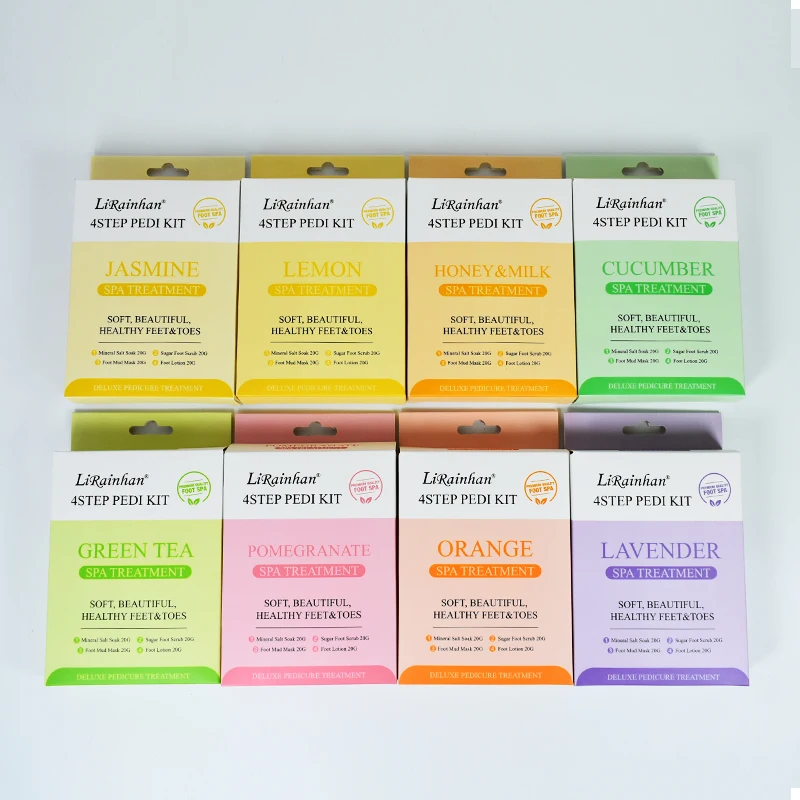 Pedicure Spa Deluxe Pedicure In A Box Deluxe 4 Step Pedi Orange Fragrance 4-step Hygienic Spa ...