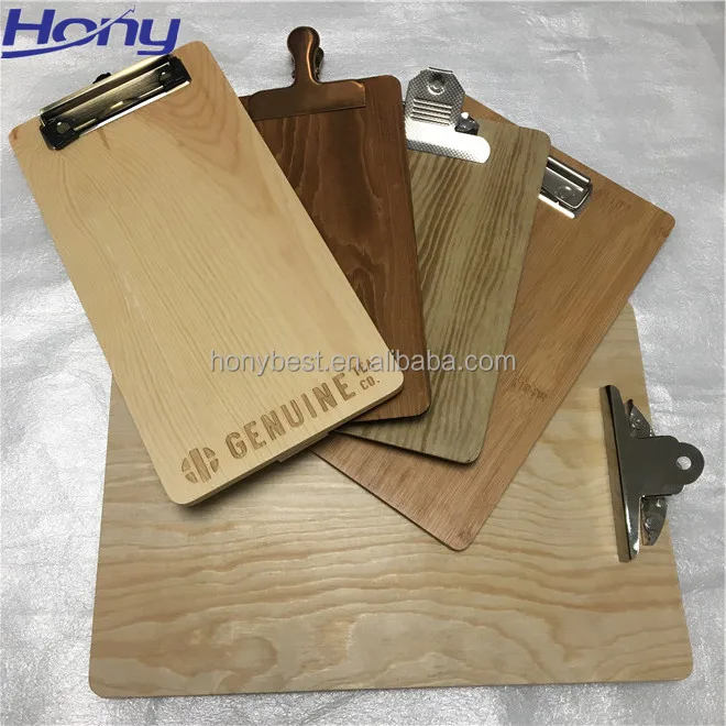 Vintage Custom Clip - A3 A4 A5 Letter Size Wooden Storage Stand