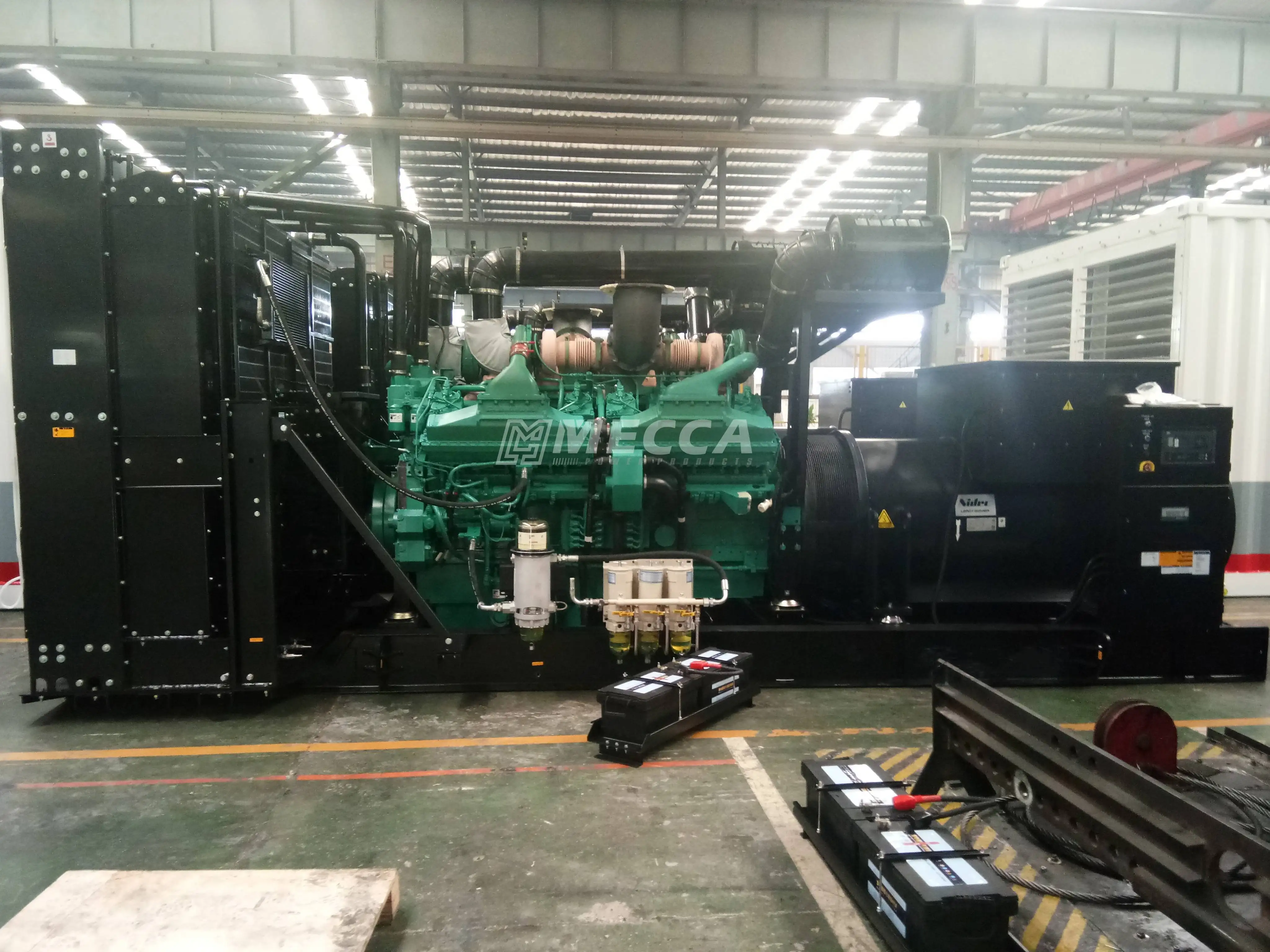 MECCA POWER Cummins Diesel Generator QSK60 Engine 2000kw 2500kva Open ...