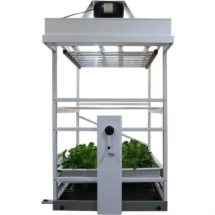 4x8ft Plastic Grow Tables - Rolling Bench for Leafy Veggies