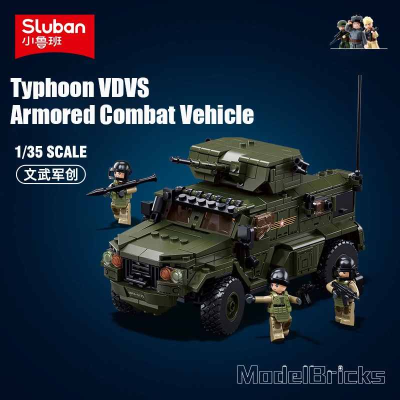 Sluban Typhoon VDVS Armored Assault Vehicle Model Kit