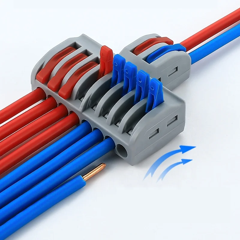 Quick Releasable Wire Connector - 2in8out for 0.5-4mm2