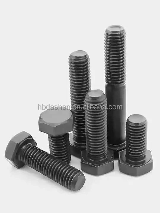 Din931 Grade 8.8 Hex Head Bolts Screws Carbon Steel Hexagonal Screw And ...