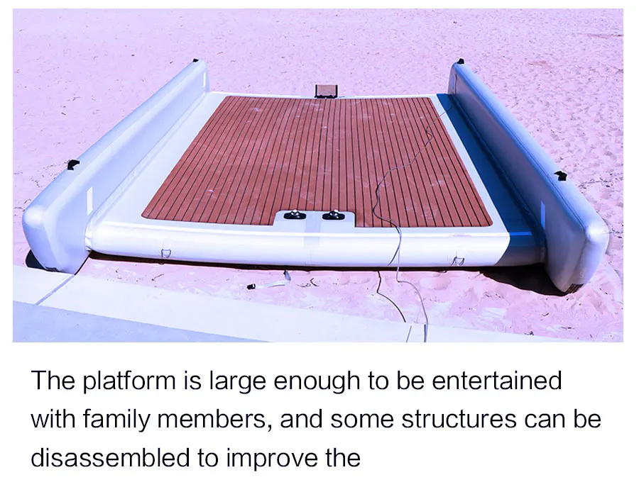 Inflatable Offshore Platform with Tent - Fishing & Fun