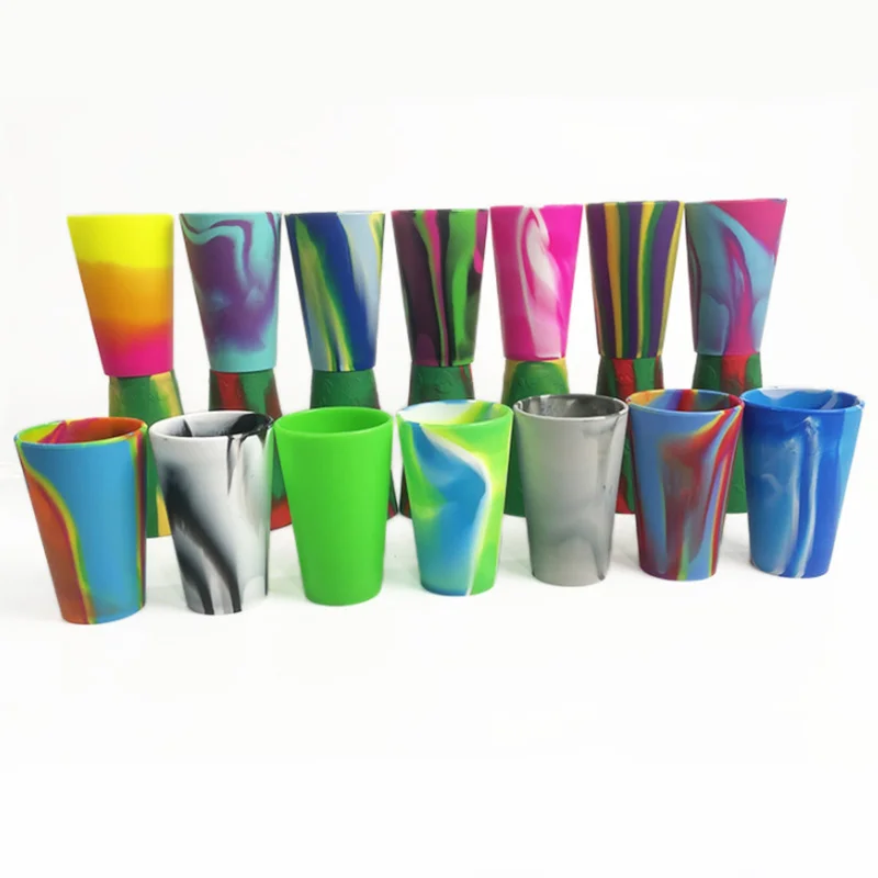 Hot Sale Silicone Cup Unbreakable Reusable Durable Shatterproof 16 ...