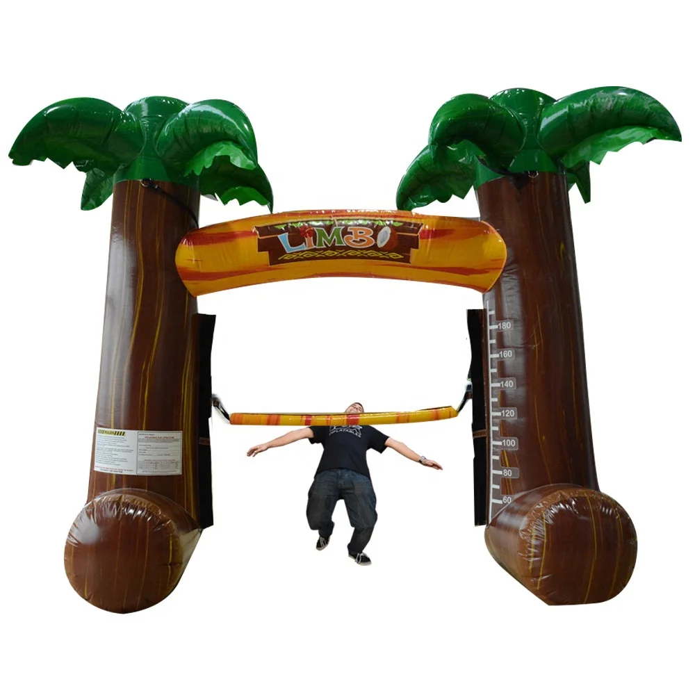 Palm Tree Challenge Sports Inflatable Limbo Stick, Inflatable Limbo ...