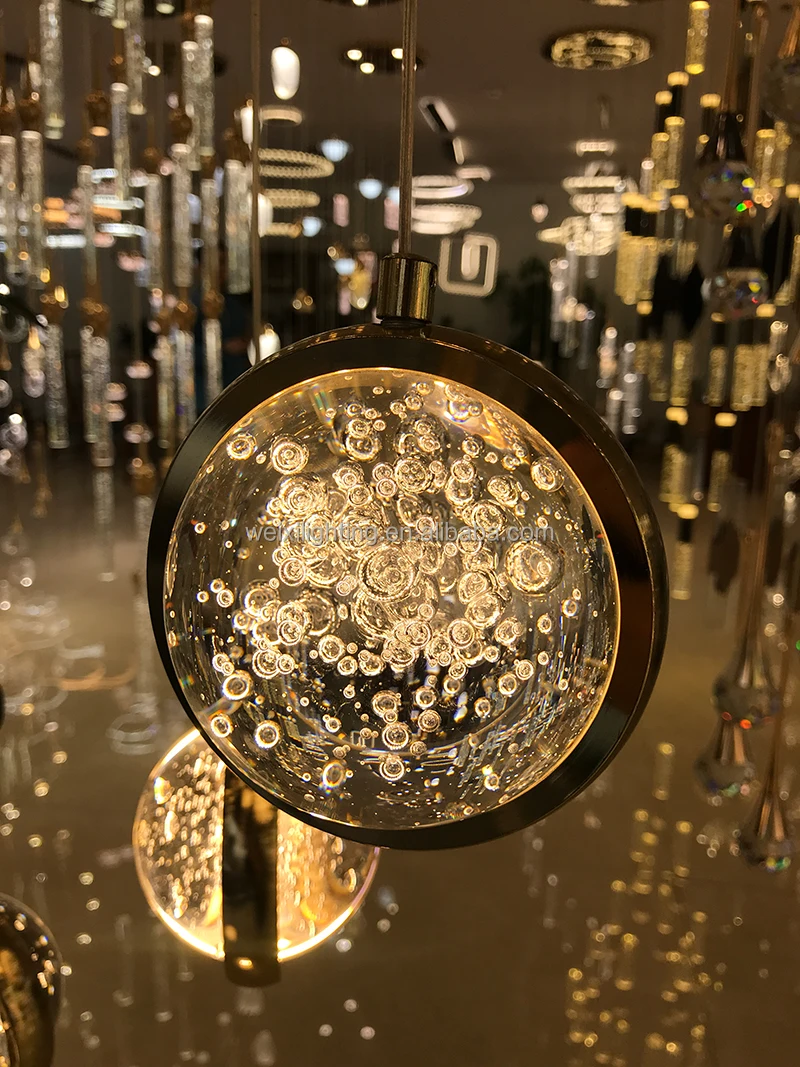 Staircase Crystal Chandelier Nordic Rotary Luxury Creative Personality ...