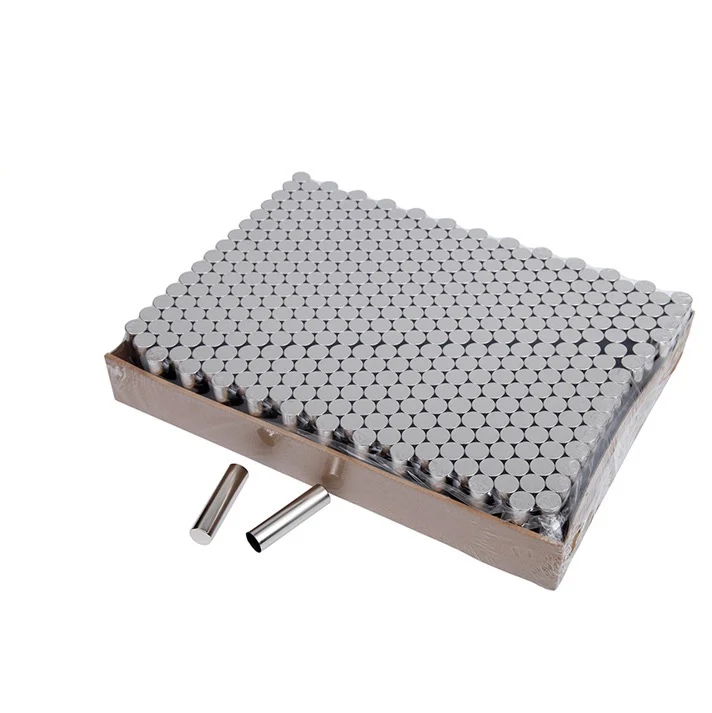 Poding Cylinder Stainless Steel Cell Cases Lithium Battery Grooved ...