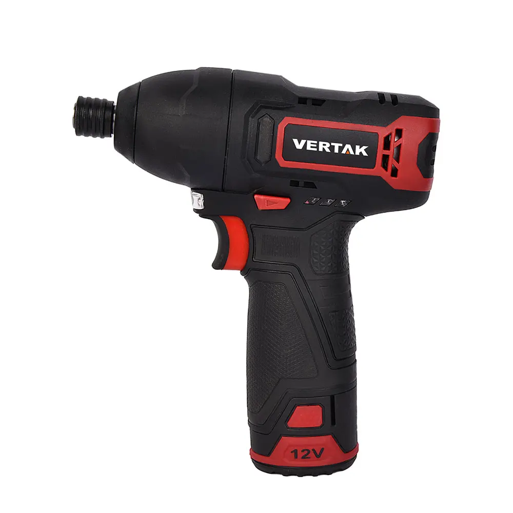 VERTAK 12V Batería Recargable 1/4 "Portabrocas Compacto Potente 120N.M ...