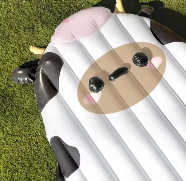 SZ ZHN Custom Summer Holiday Kids Adults Pvc Inflable Animal Mill Cow ...