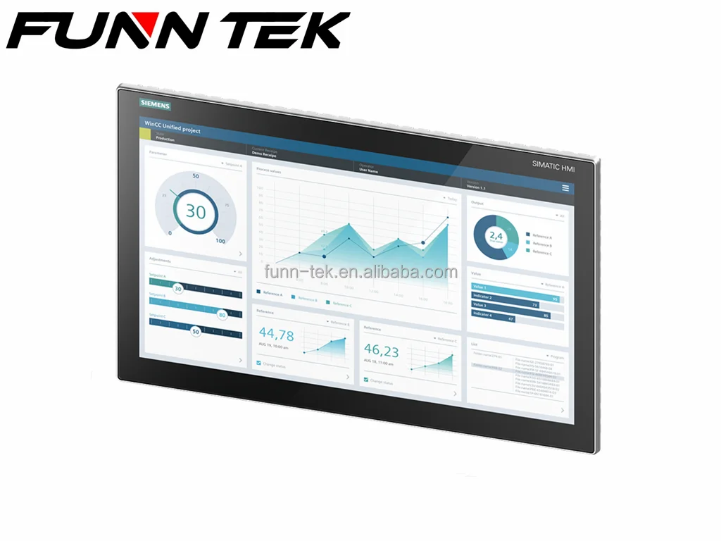 Simatic Touch Operation 15.6" Widescreen Tft (color) Display Unified ...