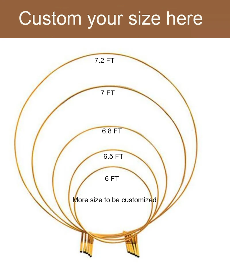 Factory Price Square Metal Garden Iron Gazebo Arches Backdrop Half Moon ...