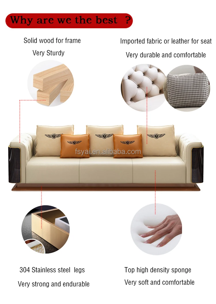 Curved Wood Divan Elegant Sofa Living Room Furniture Home Room ...