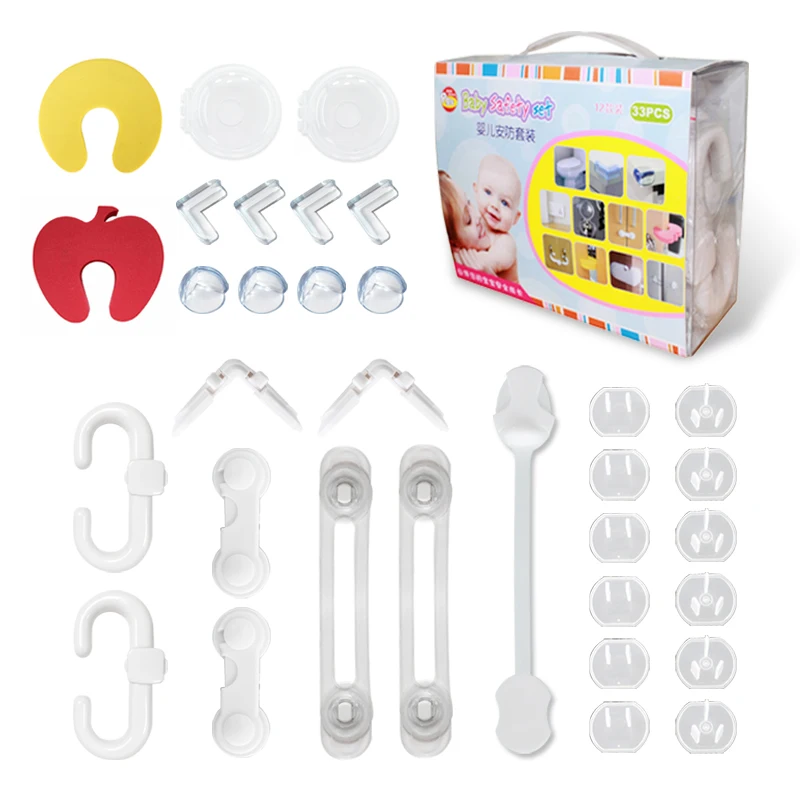 33pcs Baby Care Kit Baby Security Products New Born Baby Protection ...