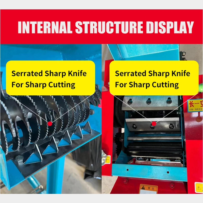 Alibaba.com: Electric motor powered chaff cutter machine for ...