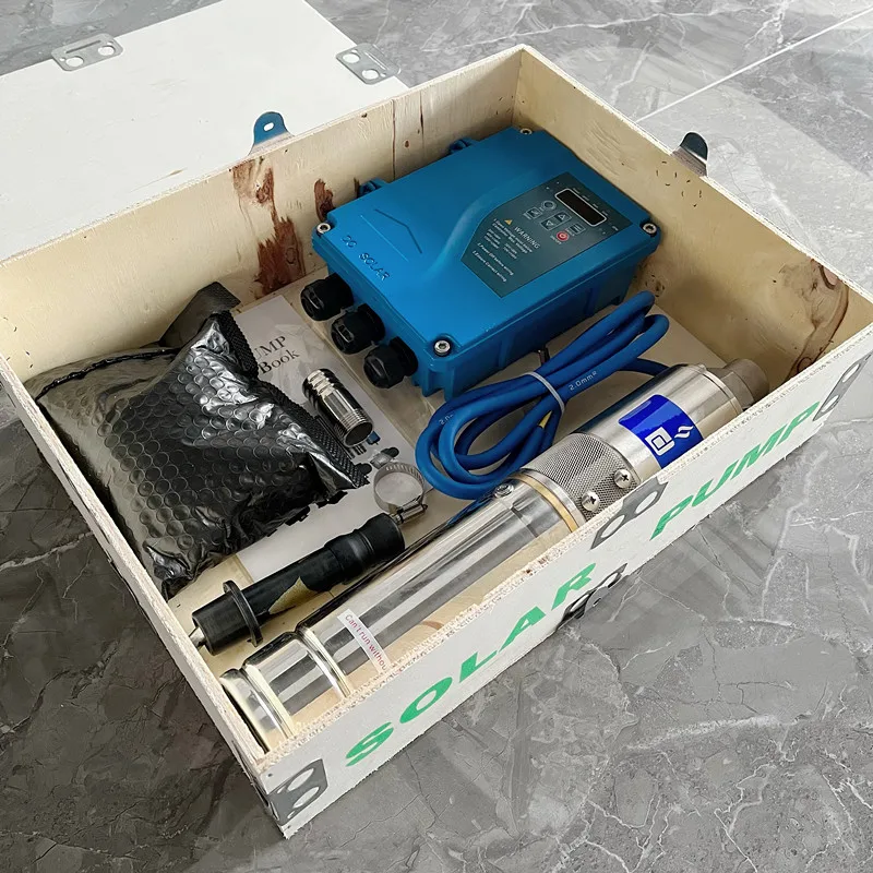 Handuro 3inch 77m Agriculture Screw Solar Energy System Water Pump ...