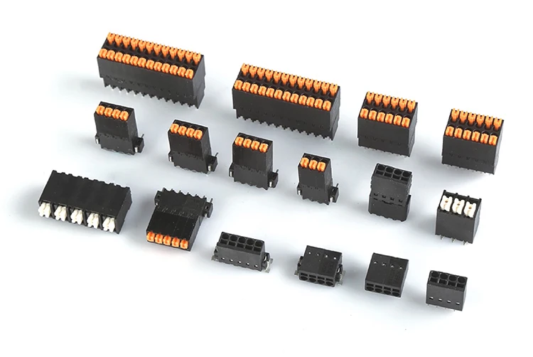 6 Position 3.5mm Pitch Side Entry Electronic Screw Terminal Block - Buy ...