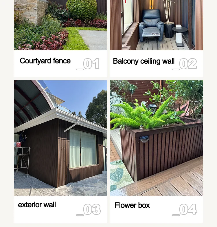 Exterior Cladding Siding Shipping Container Wood Houses Outdoor Wpc ...