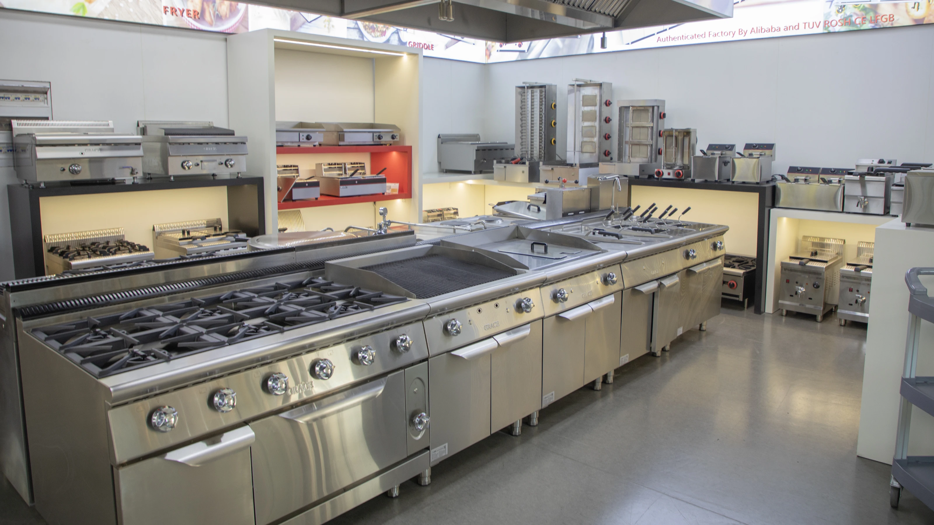 Commercial Commissary Kitchen Layout - Complete Equipment