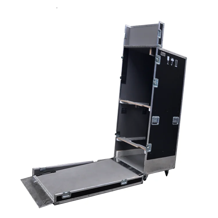 12u Vertical Amplifier Rack Case With Casters Oem/odm Supported Flight ...
