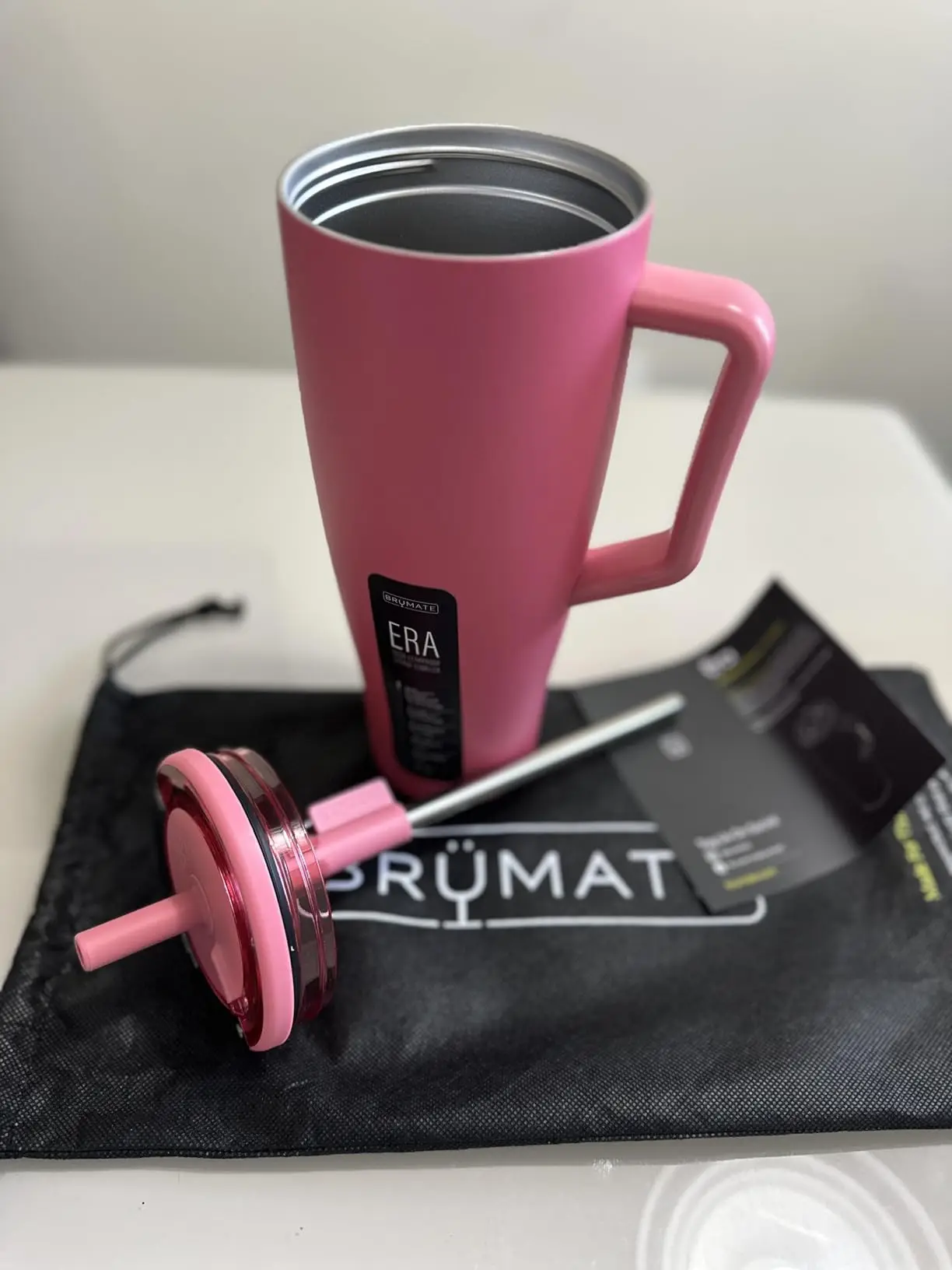 40oz Tumbler With Handle And Straw 100% Leakproof Brumate Era Insulated ...