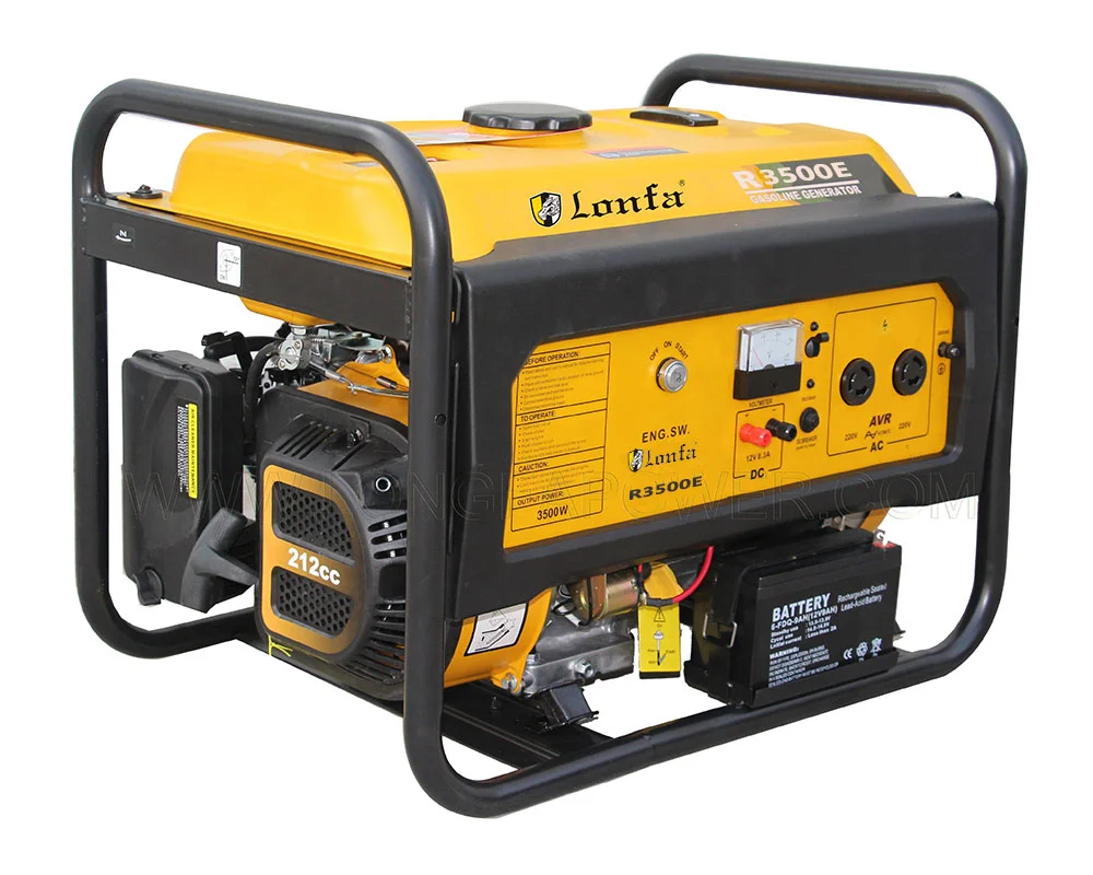 汽油动力便携式发电机3500w 3.5kw 3.5kva 5500w 5.5kw 5.5kva手动启动/电动启动便携式汽油发电机 - Buy 汽油驱动的便携式发电机,3500w 3.5kw 3 ...