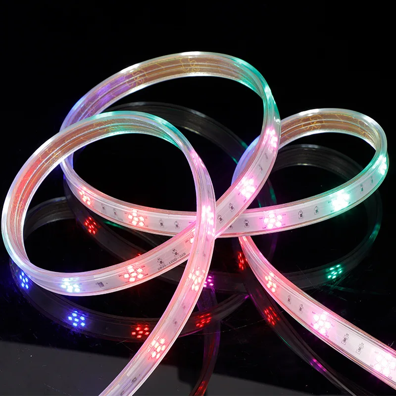 Led Ip67 Modified Silicone Neon Flex Rope High Voltage 220v Six Colors ...