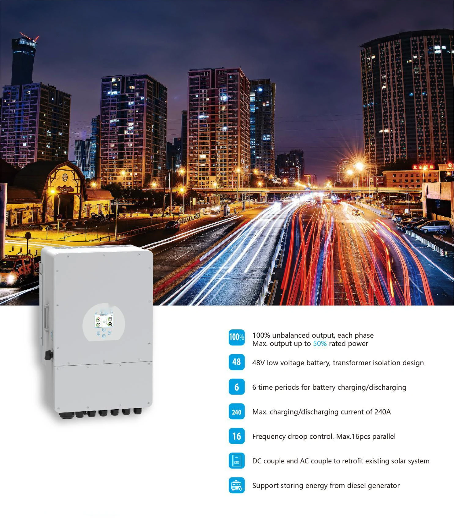 Deye Hybrid Inverter - Efficient 8KW Solar Power Solution