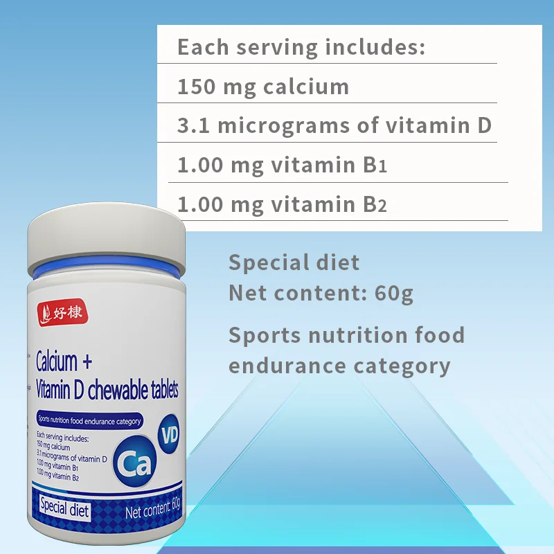 Oem Strong Bones Health Calcium Tablet Calcium Vitamin D Chewable ...