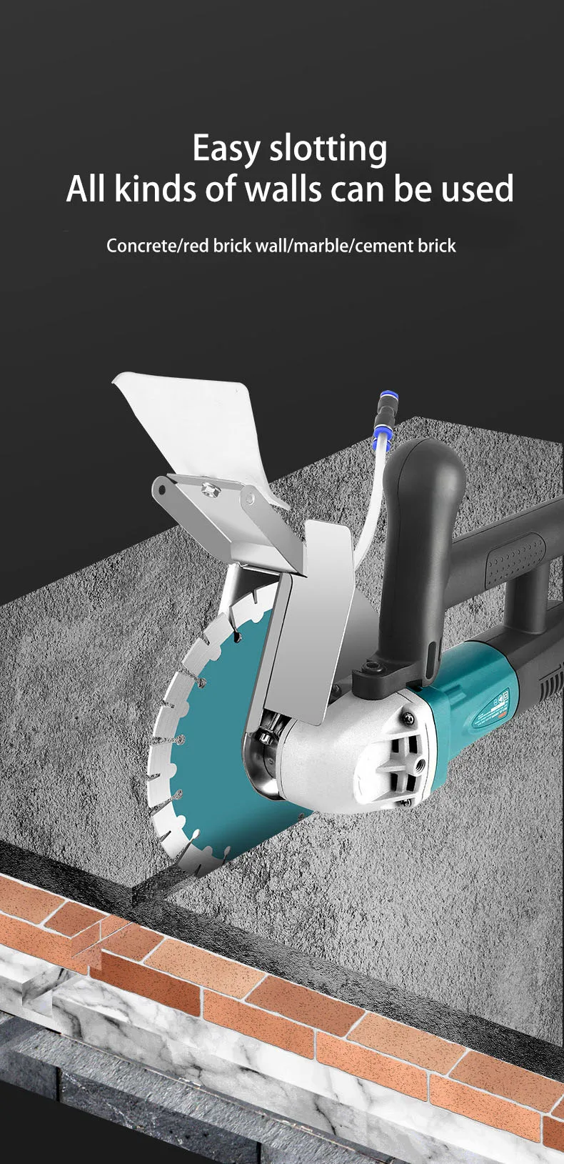 High-power Brushless Slotting Machine for Clean Cuts