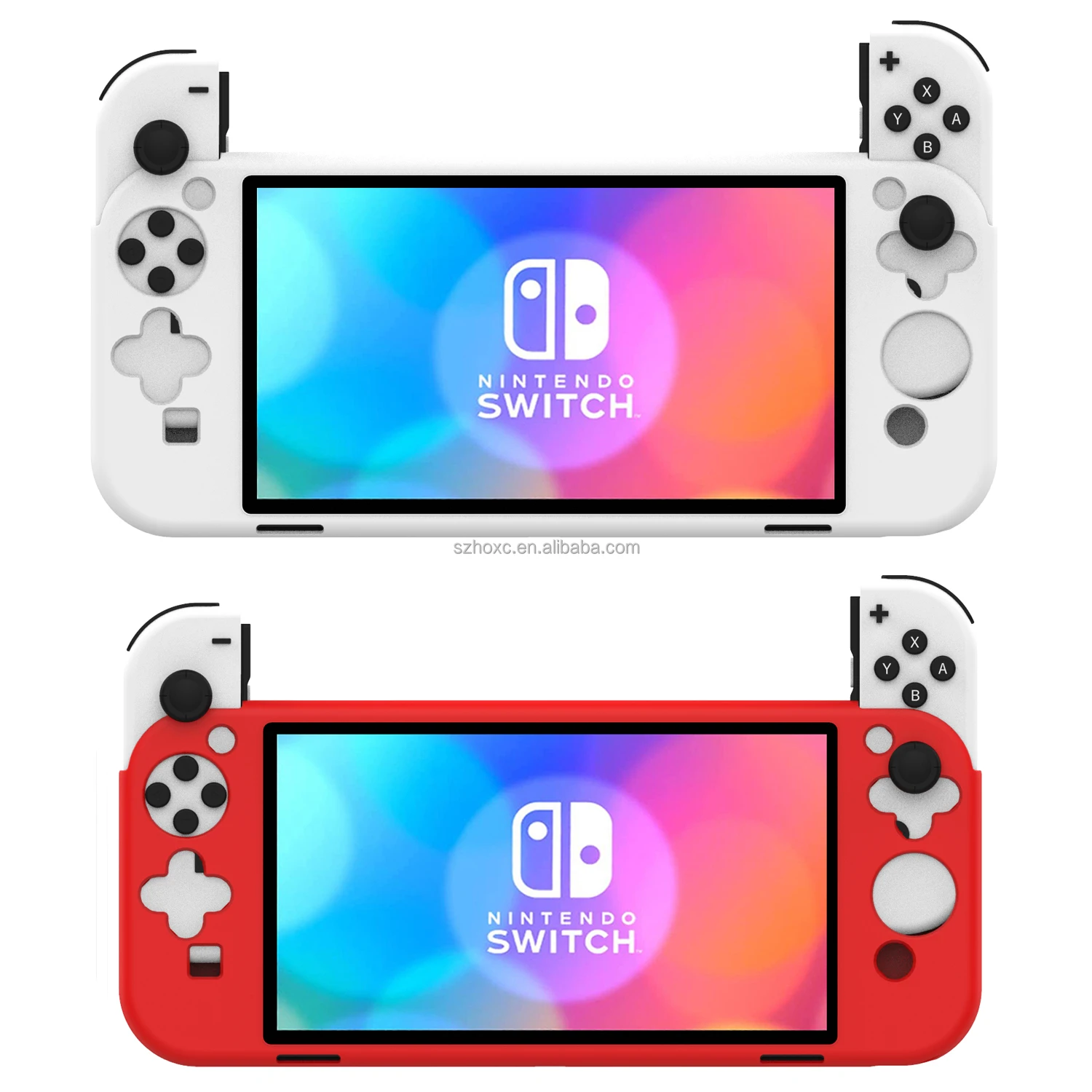 Hoxc Switch Oled Protective Silicone Case,New Released Private Mould ...