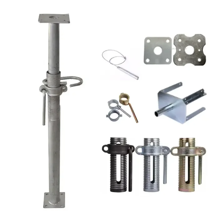 Powder Coated Steel Adjustable Shoring Props Heavy Duty Metal ...