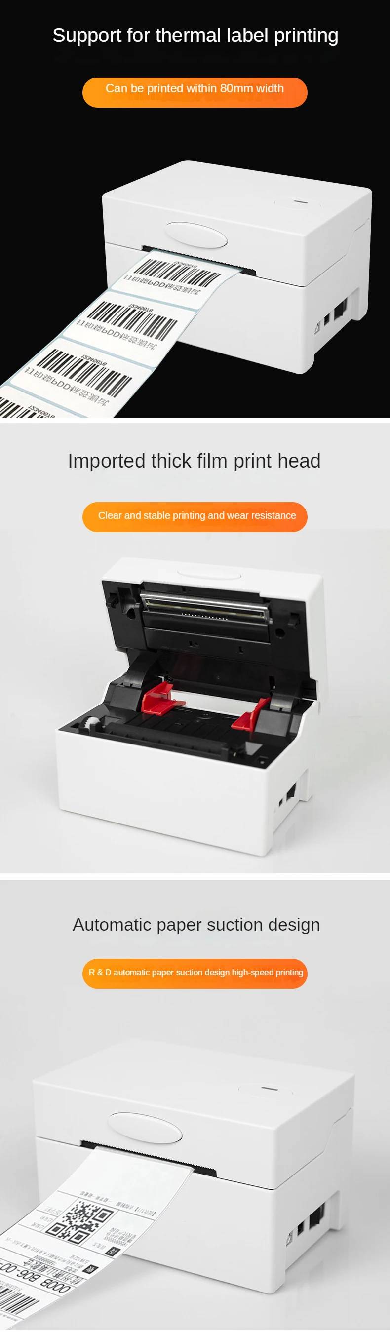 3 Inch Label Printer - Efficient Thermal Printing Solutions
