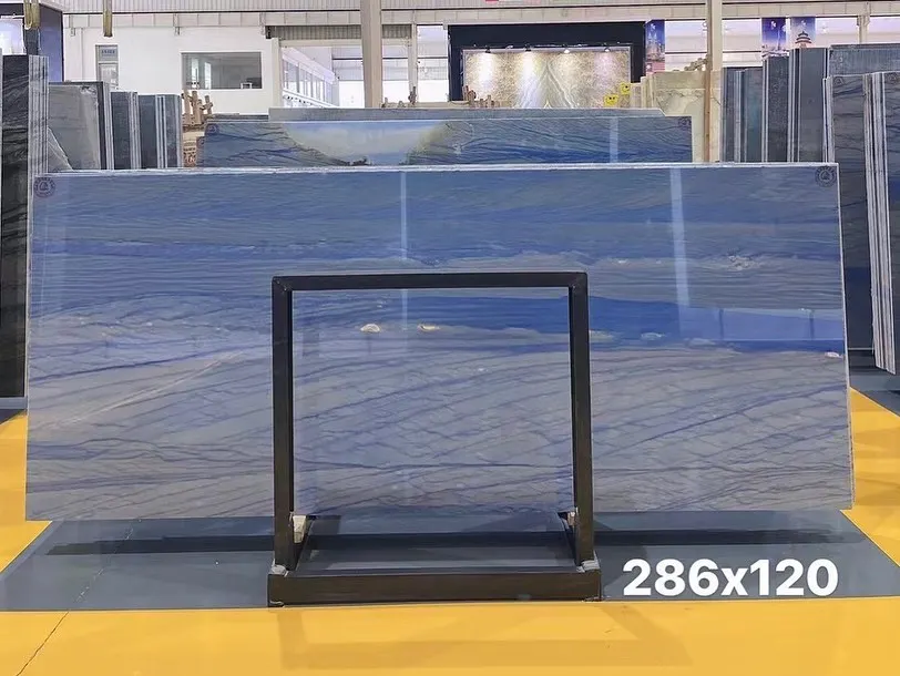 Luxurious Blue Granite Slabs Natural Blue Azul Macaubas Quartzite Slab ...