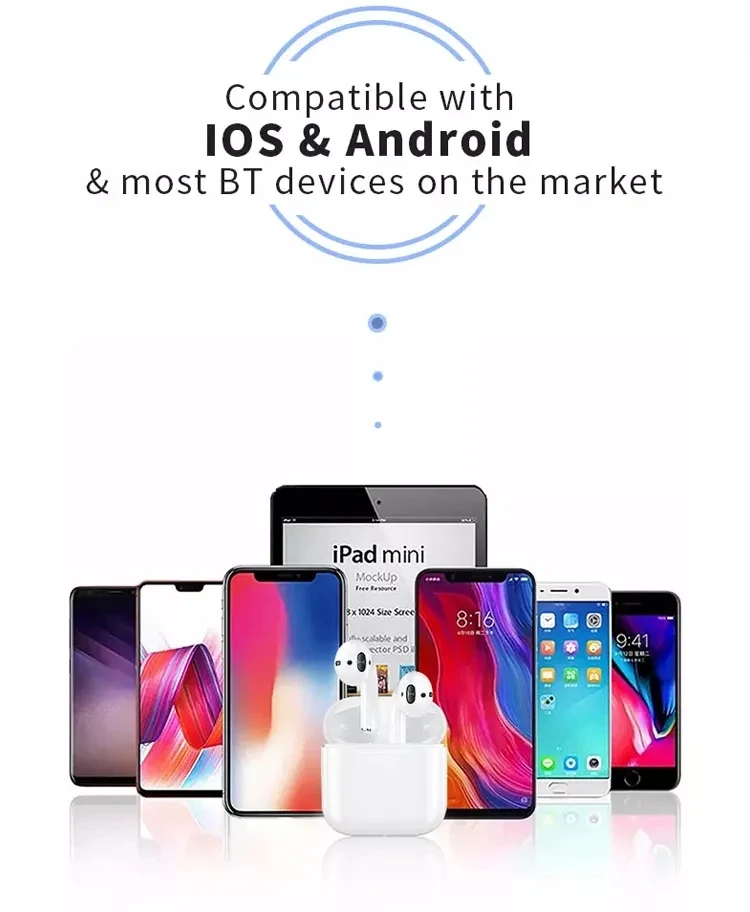 Factory Price Pro5 Tws Wireless In Ear Earbuds Music Fashional Earphone ...