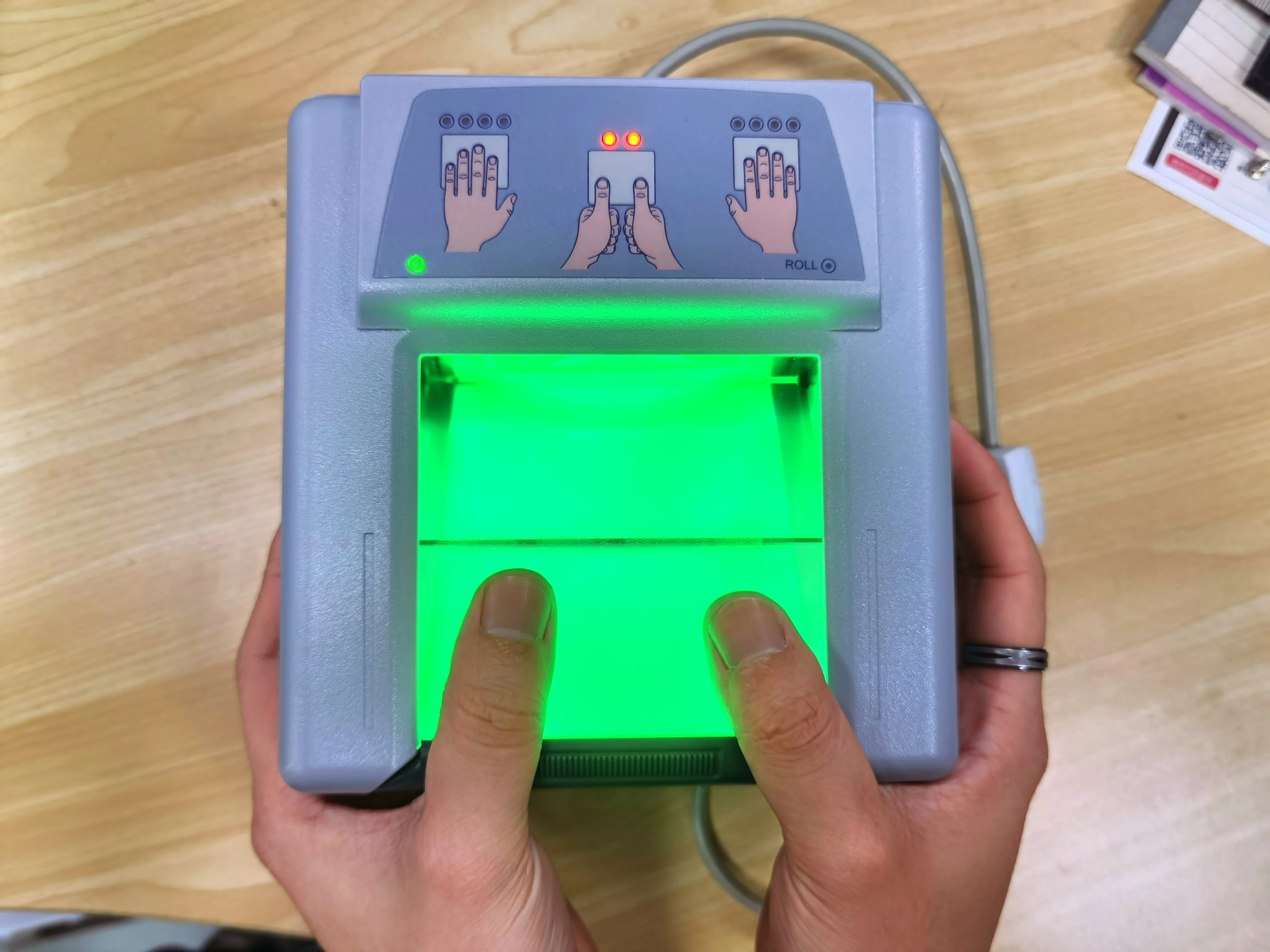 HFSecurity 442 DactyScan 84c Biometric 10 Fingerprint Scanner - OEM