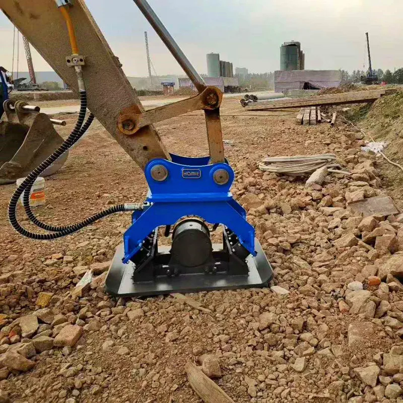 Mini Vibrator Plate Compactor Earth Moving Compactor For Mini 25-30 Ton ...