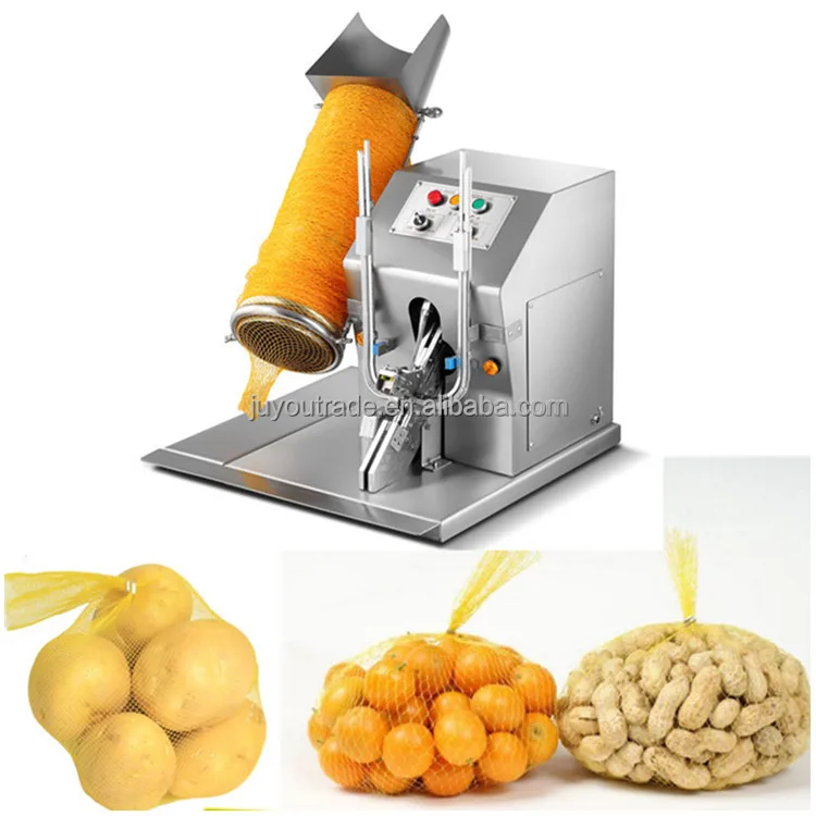 Net Bag Packing MachineJUYOU Fruits and Vegetables Net Bag Packing ...
